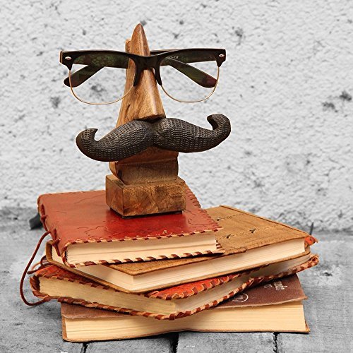 GREENTOUCH CRAFTS Handmade Wooden Nose Shaped spec Holder Spectacle ...