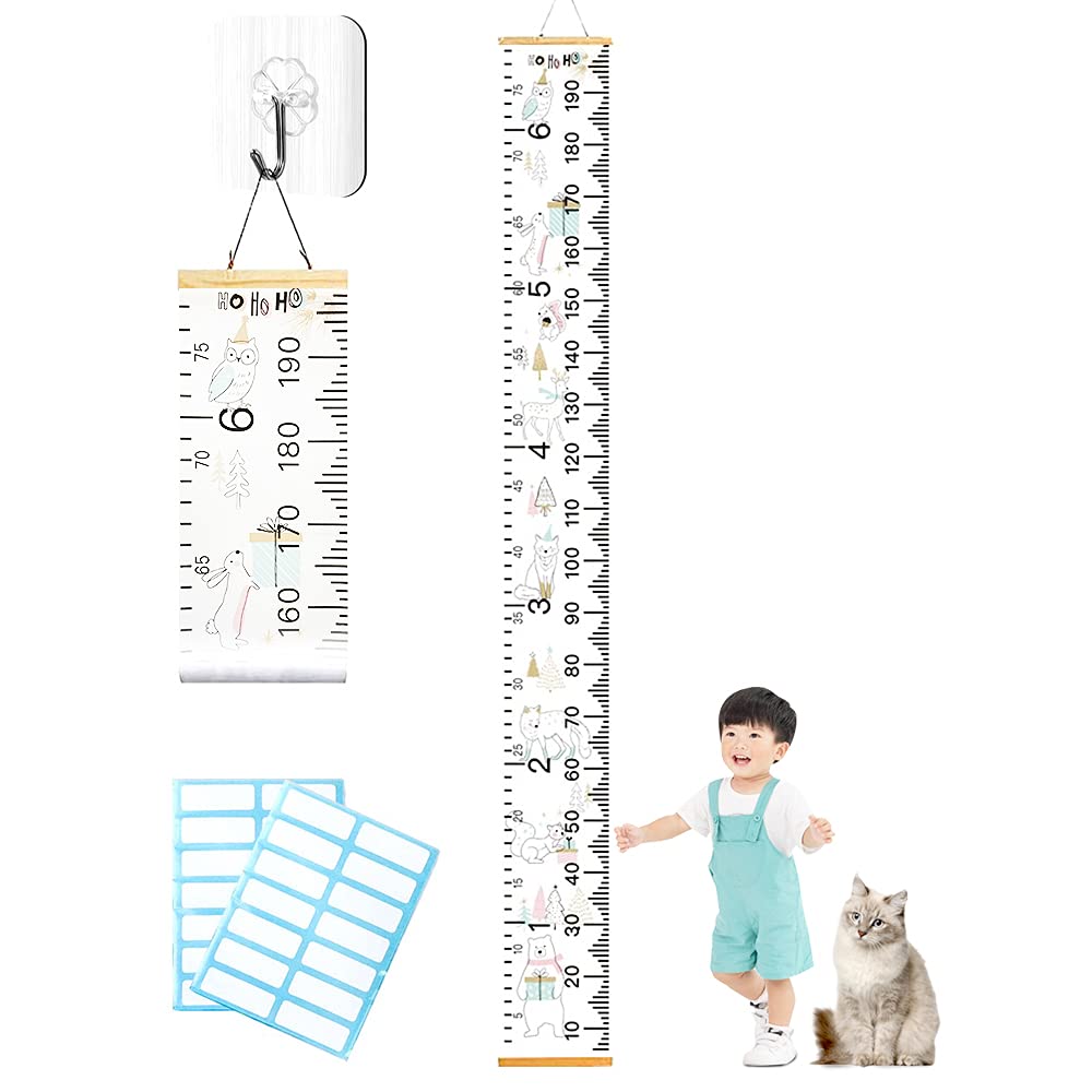 Buy Child Height Wall Sticker Growth Chart Ruler for Kids ColorLeaf ...