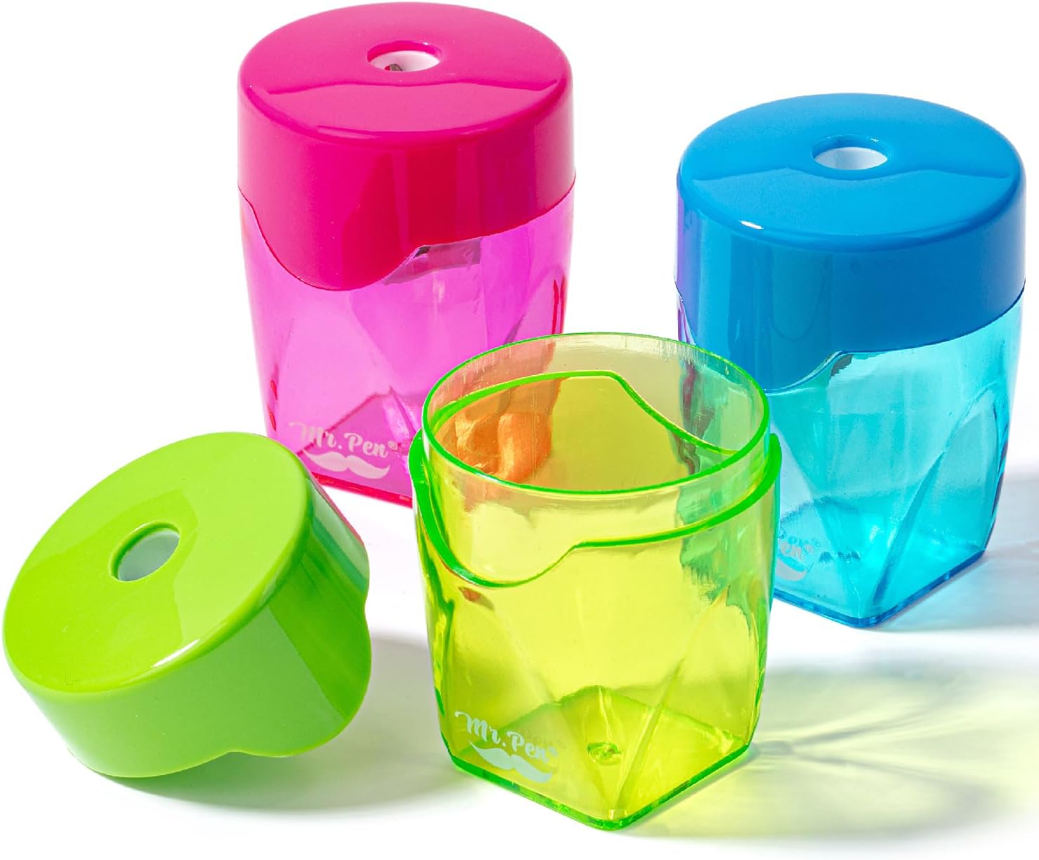 Amazon.com : Mr. Pen- Pencil Sharpener for Colored Pencils, 3 Pack, 3 ...