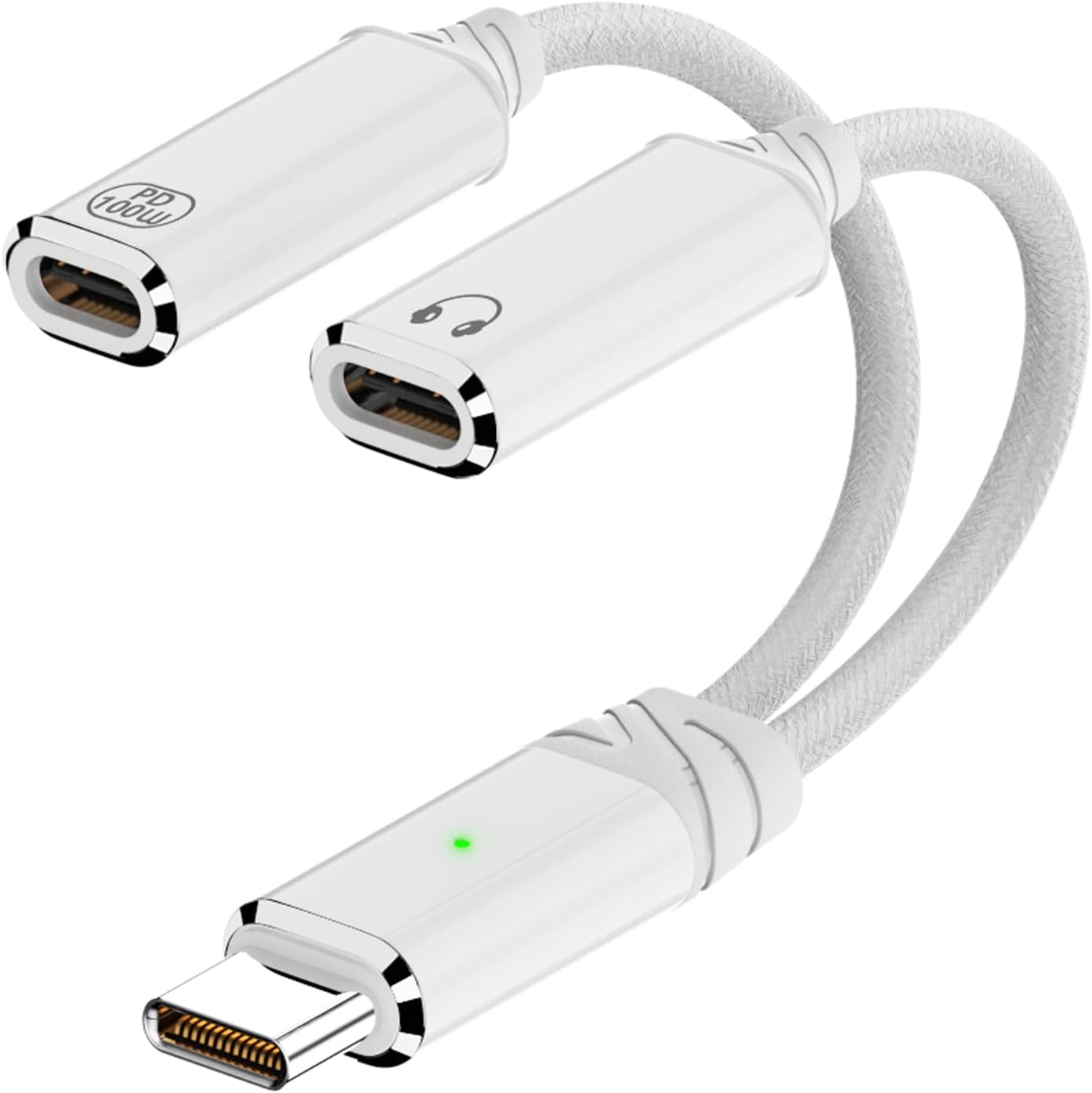 Amazon.com: Jadebones USB C Splitter, Dual USB C Headphone and Charger ...