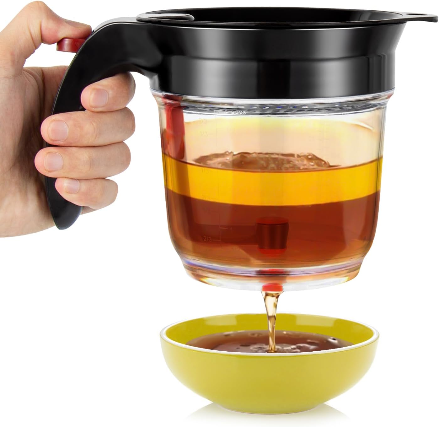 Amazon.com: Nizodo Fat Separator Oil Separator with Bottom Release - 4 ...