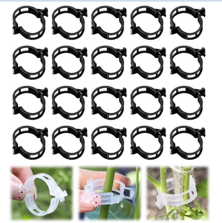 Amazon.com: Plant Support Clips Reusable Garden Clips, 2024 Upgrade ...