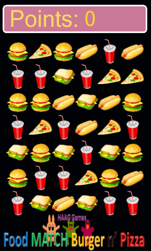 food match burger and pizza game free-Amazonアプリストアのアプリ