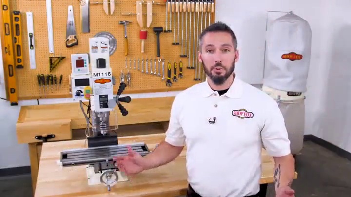Watch Shop Fox M1116 Variable-Speed Mill/Drill with Digital Readout on ...