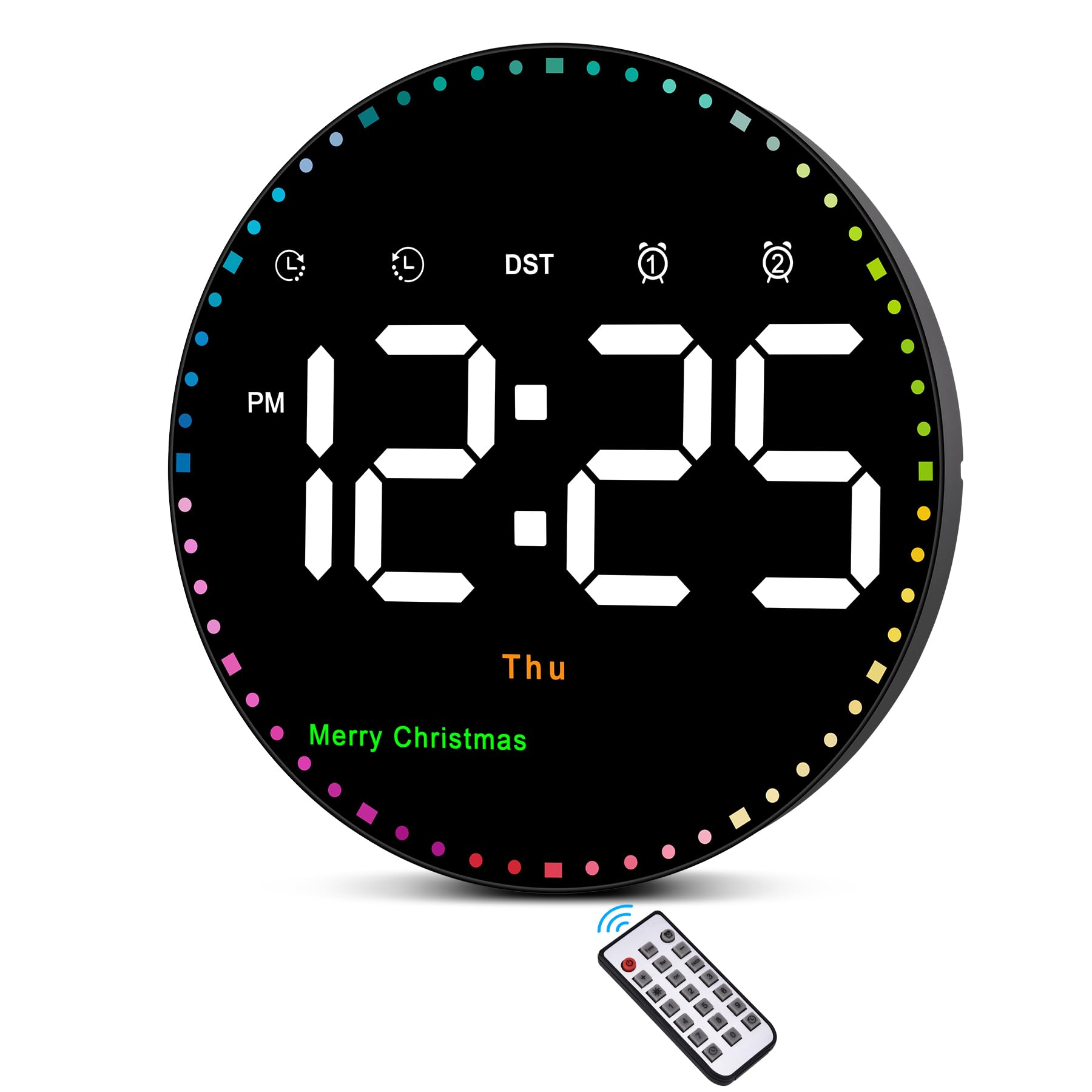 Amazon.com: Digital Wall Clock,10"Large Display Clock,Wall Clock with ...