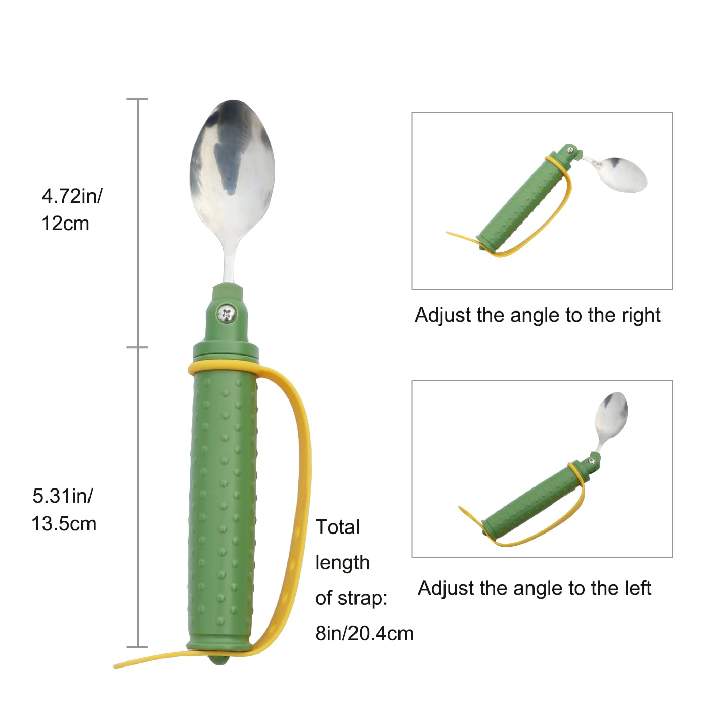 Snapklik.com : Adaptive Stainless Steel Elder Spoon Parkinsons Eating ...