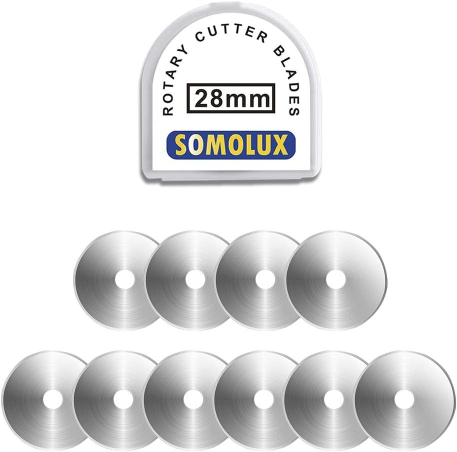 Amazon.com: Rotary Cutter Blades 28mm by KISSWILL - Fits Fiskars 28mm ...