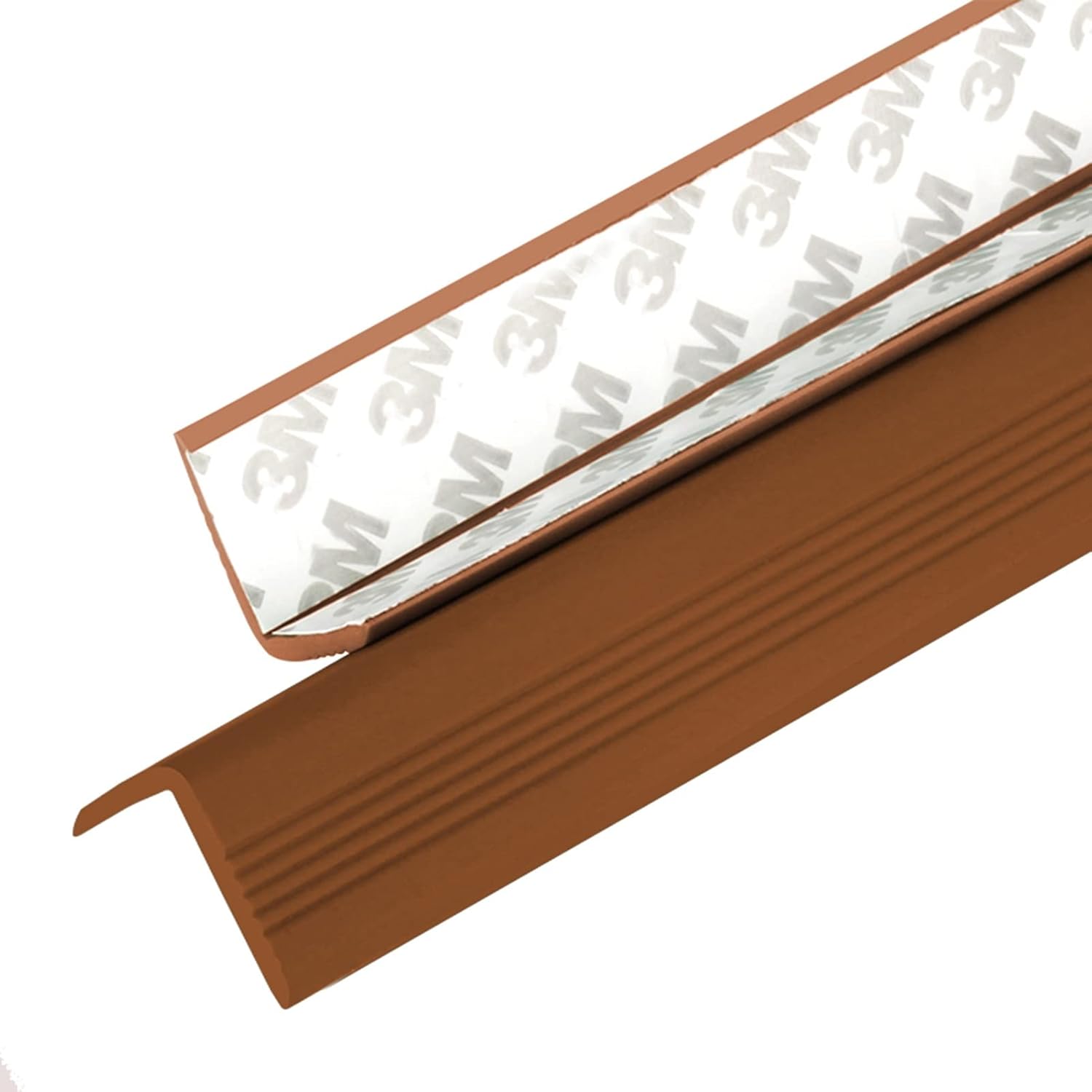 ERRULAN Stair Nosing Edge Trim Strips Rubber Step Protector, Non Slip L ...