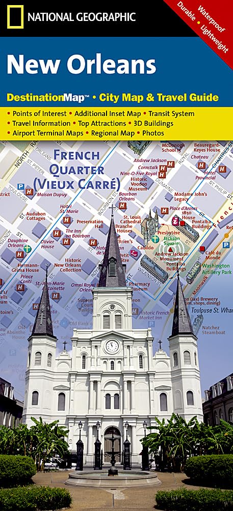 New Orleans Map (National Geographic Destination City Map): National ...