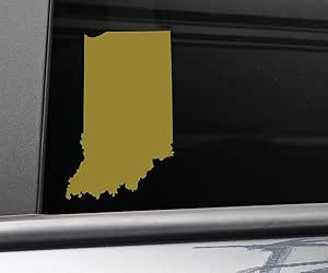 Amazon.com: Indiana Vinyl Decal Laptop Car Truck Bumper Window Sticker ...