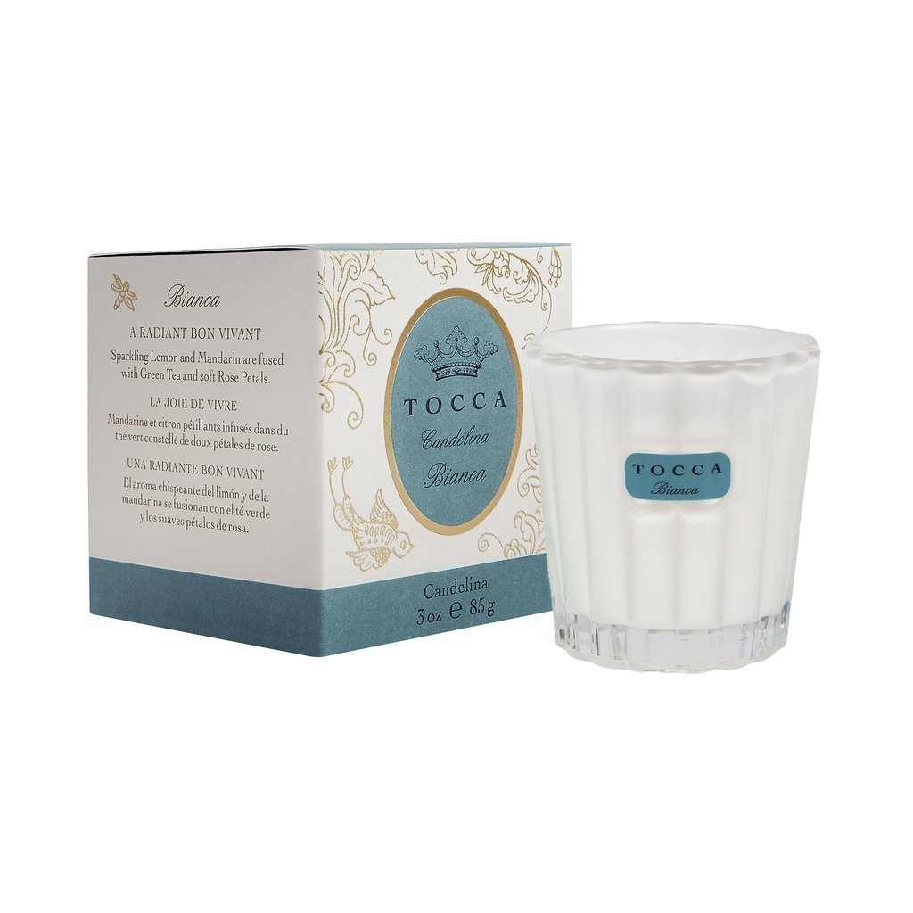 Amazon.com : Tocca Beauty Candelina Bianca, 3 Ounce : Scented Candles ...