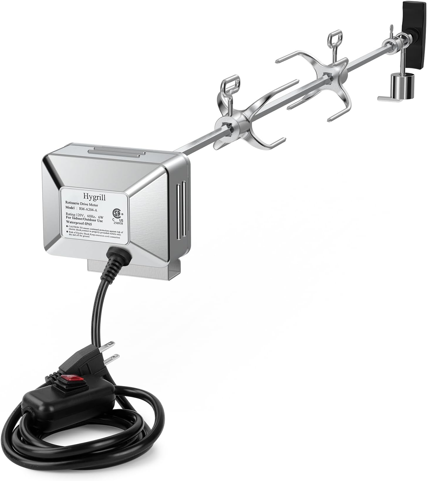 Amazon.com : onlyfire Stainless Steel Rotisserie Kit Fits for Weber ...