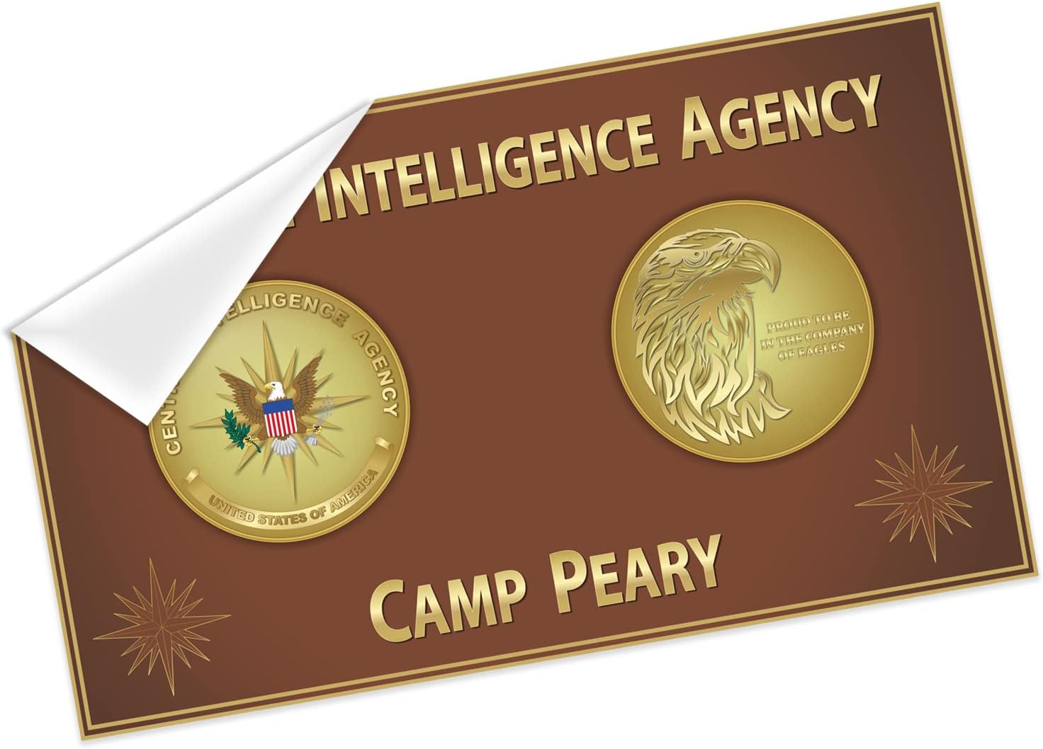 Amazon.com: CIA Licensed Decal Sticker 3x5 inches Laptop Decor (CIA ...