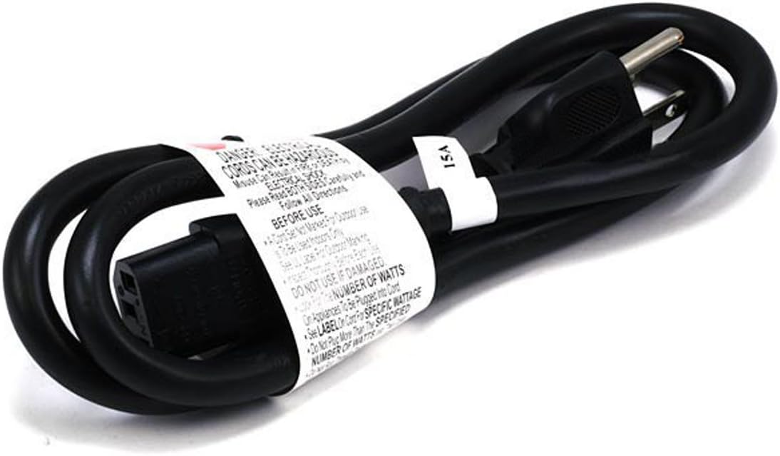 Amazon.com: 14AWG Power Cord Cable w/ 3 Conductor PC Power Connector ...