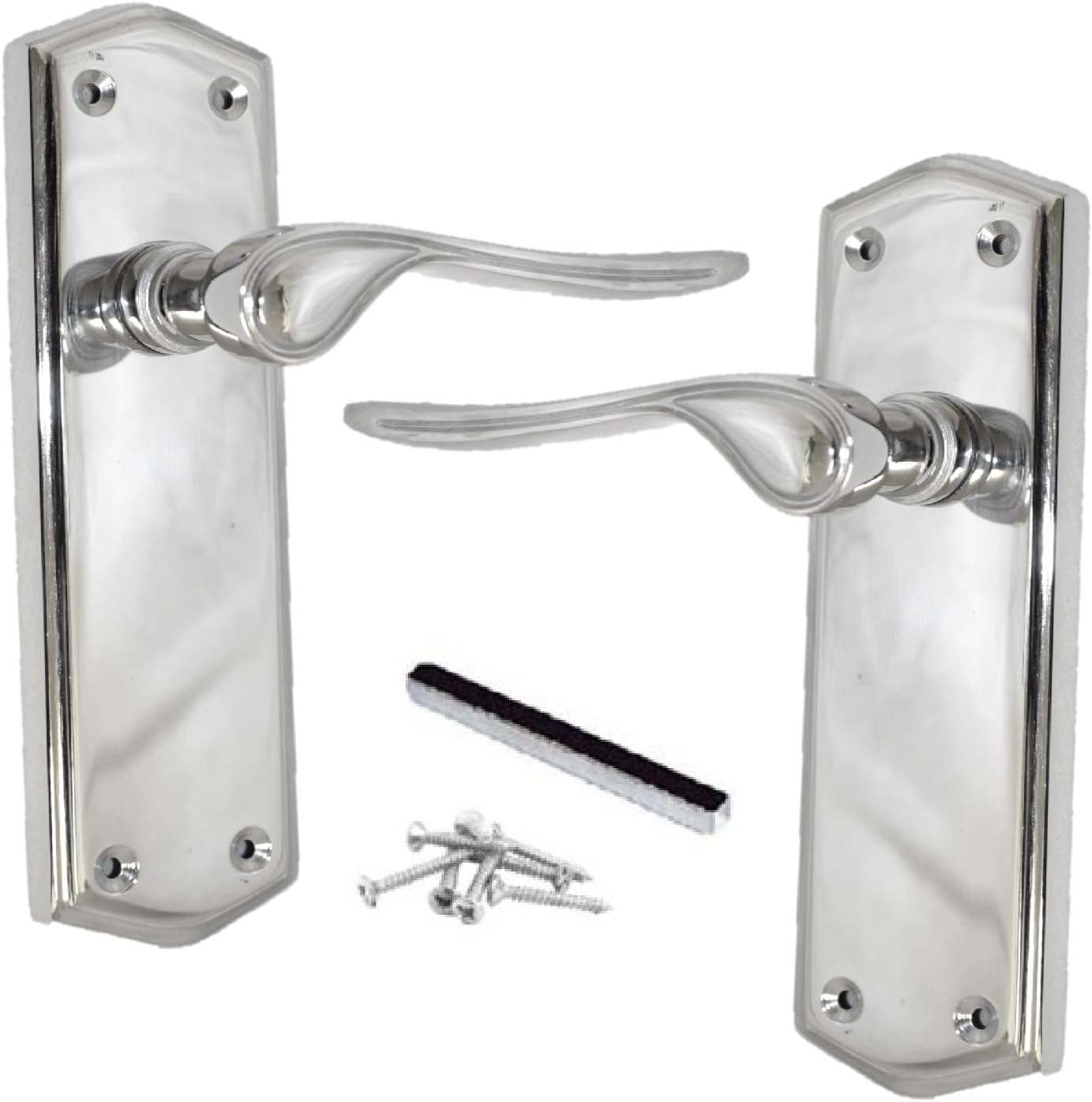 Betley Butterfly Door Handles Victorian Scroll Lever Stellar Latch ...