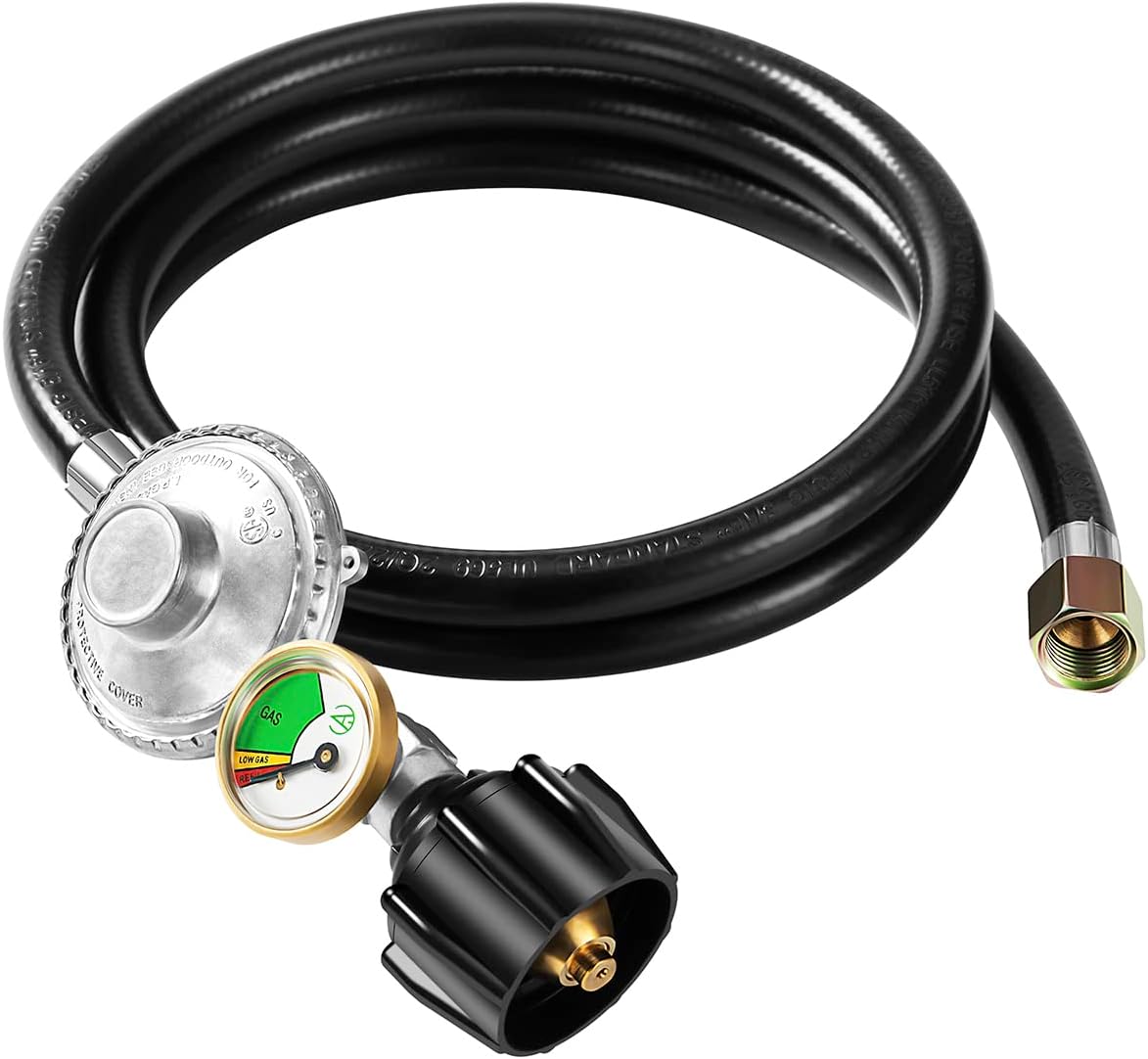 Amazon.com : Suppmen Propane Regulator with Hose, Propane Gas Hose with ...