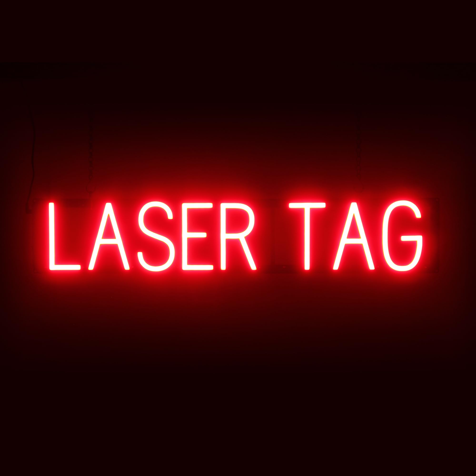SpellBrite LASER TAG Sign for Businesses | Entertainment-Related Signs ...