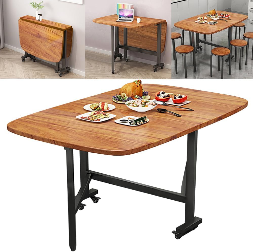 Amazon.com - Rukulin Multifunction Table Drop Leaf Dining Table - 47 ...