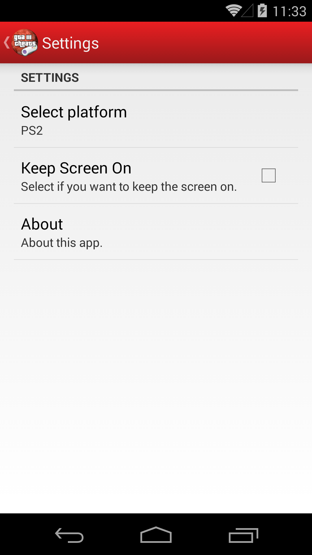 CheatList for GTA 3 - App on Amazon Appstore