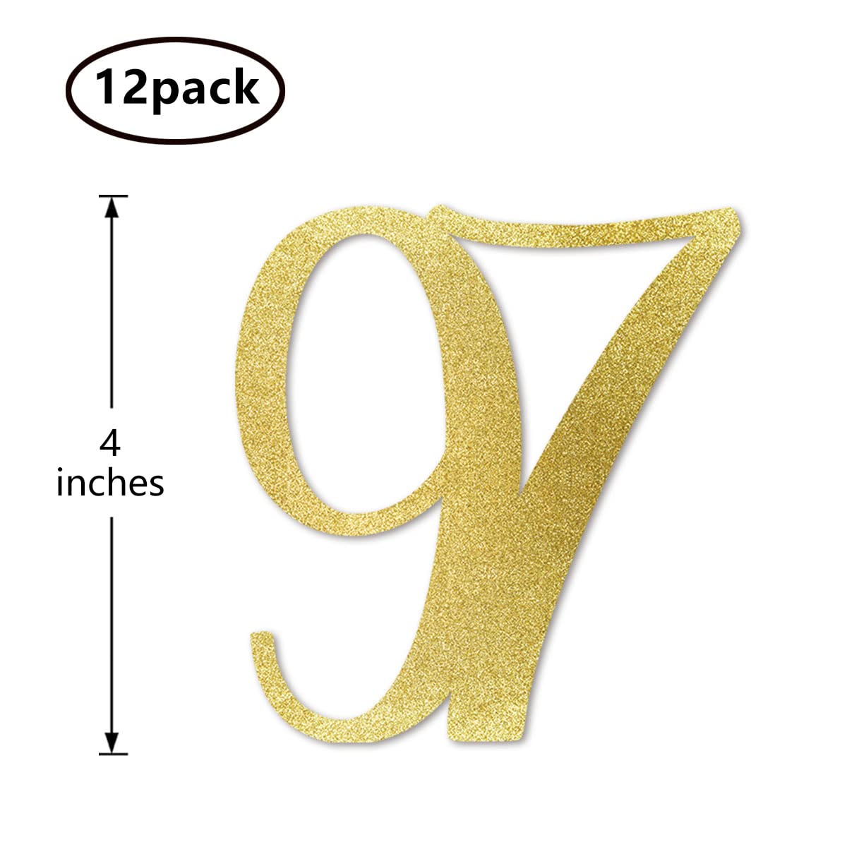99th Birthday Tenhaisi Gold Glitter 99 Years Blessed & Loved Cake ...
