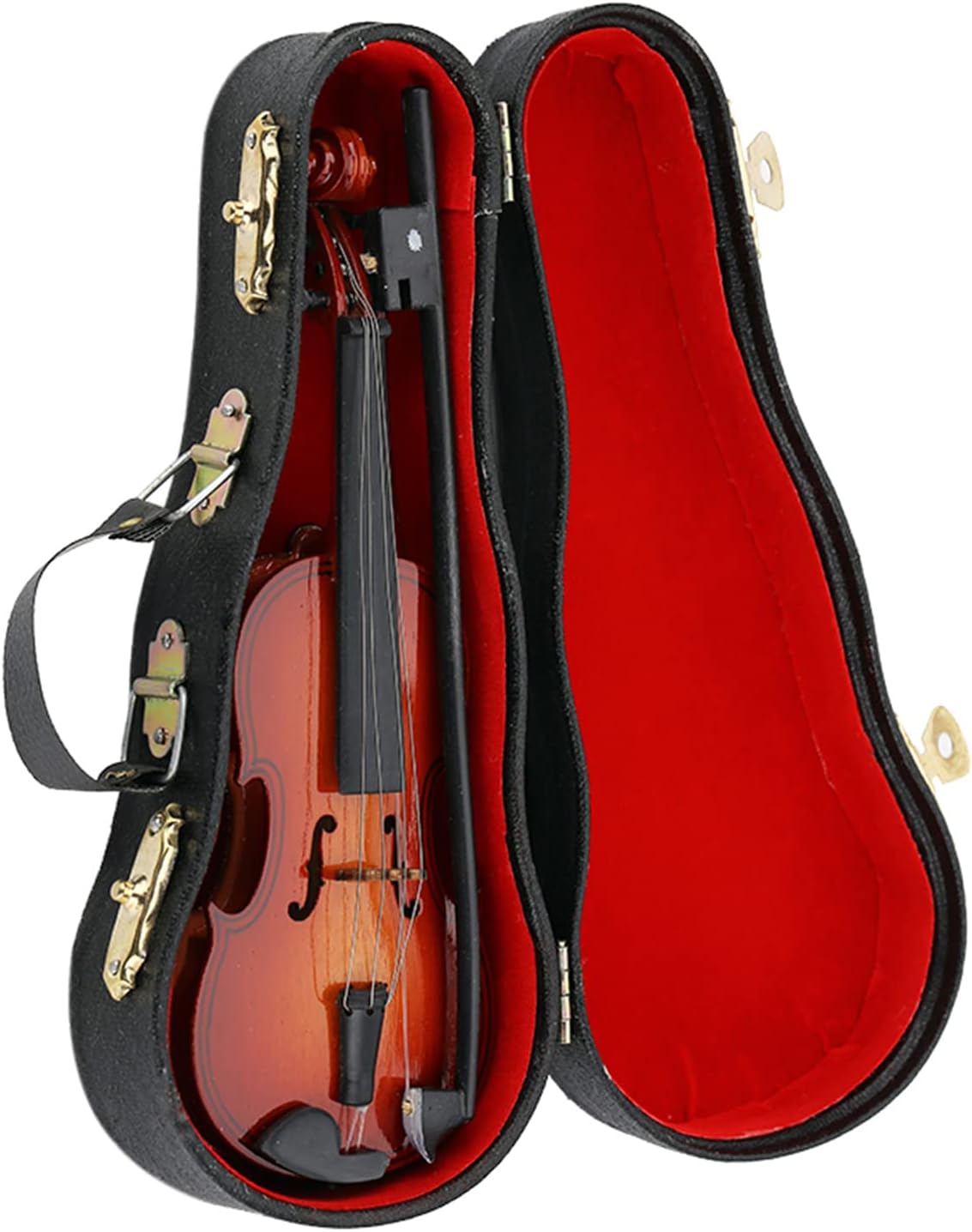 1 x Mini Violin Model Wooden Mini Violin Model Display Musical Ornament ...