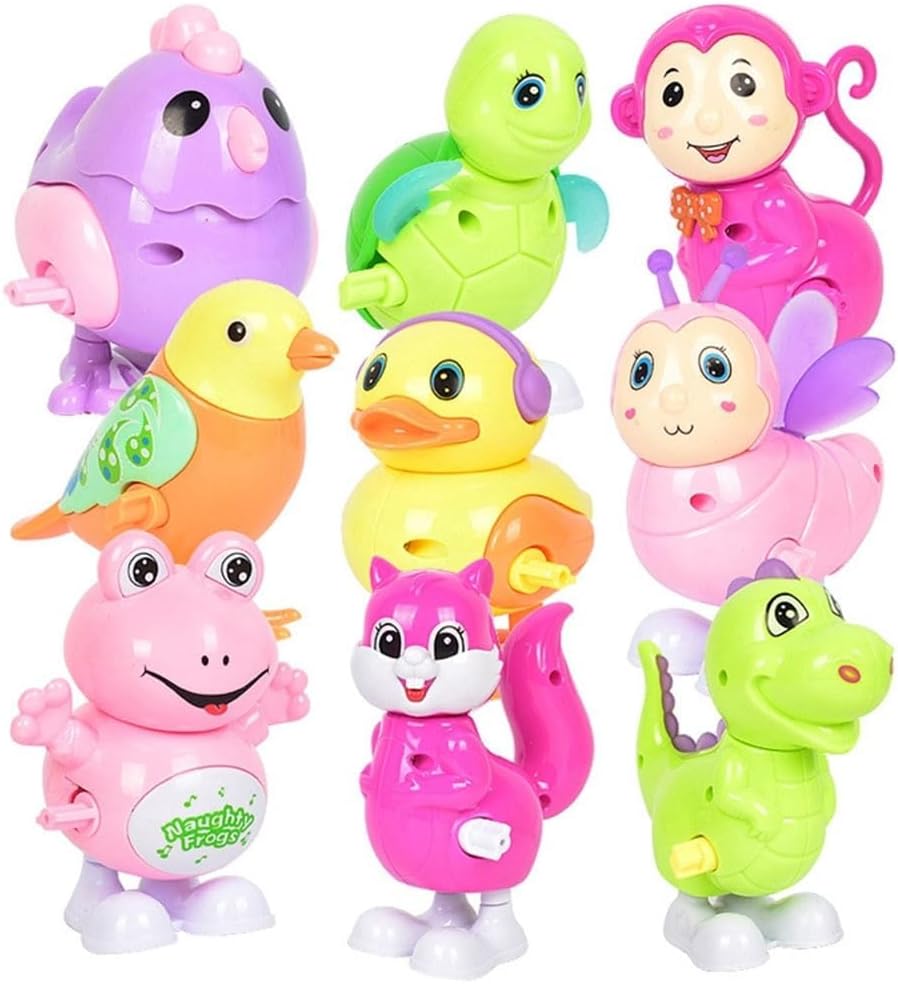 Buy SUPER TOY Jumping Bird Animals Key Operated Wind Up Toys for ...