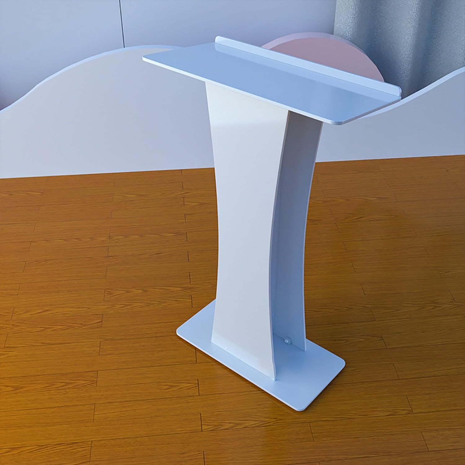 Amazon.com: Portable Floor Lectern Small Acrylic Podium Stand Clear ...