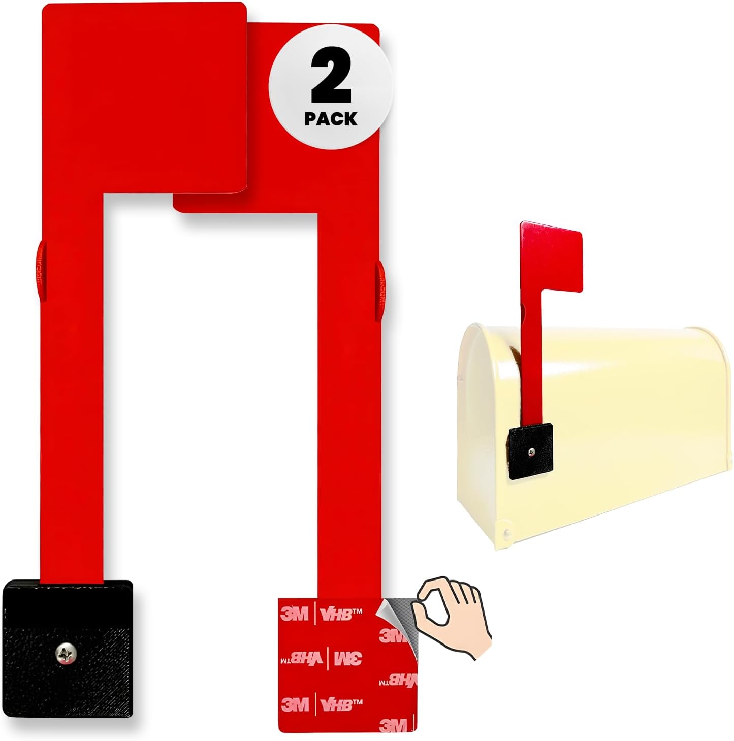 Amazon.com: Heavy Duty Steel Mailbox Replacement Flag Kit : Tools ...