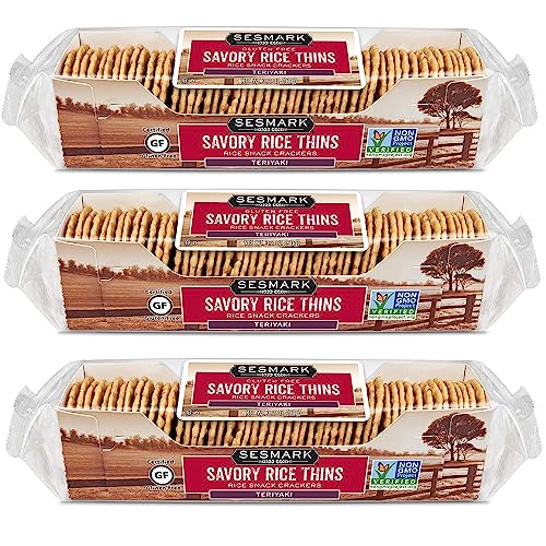 Snapklik.com : Sesmark Savory Rice Thins Teriyaki - Gluten Free Rice ...