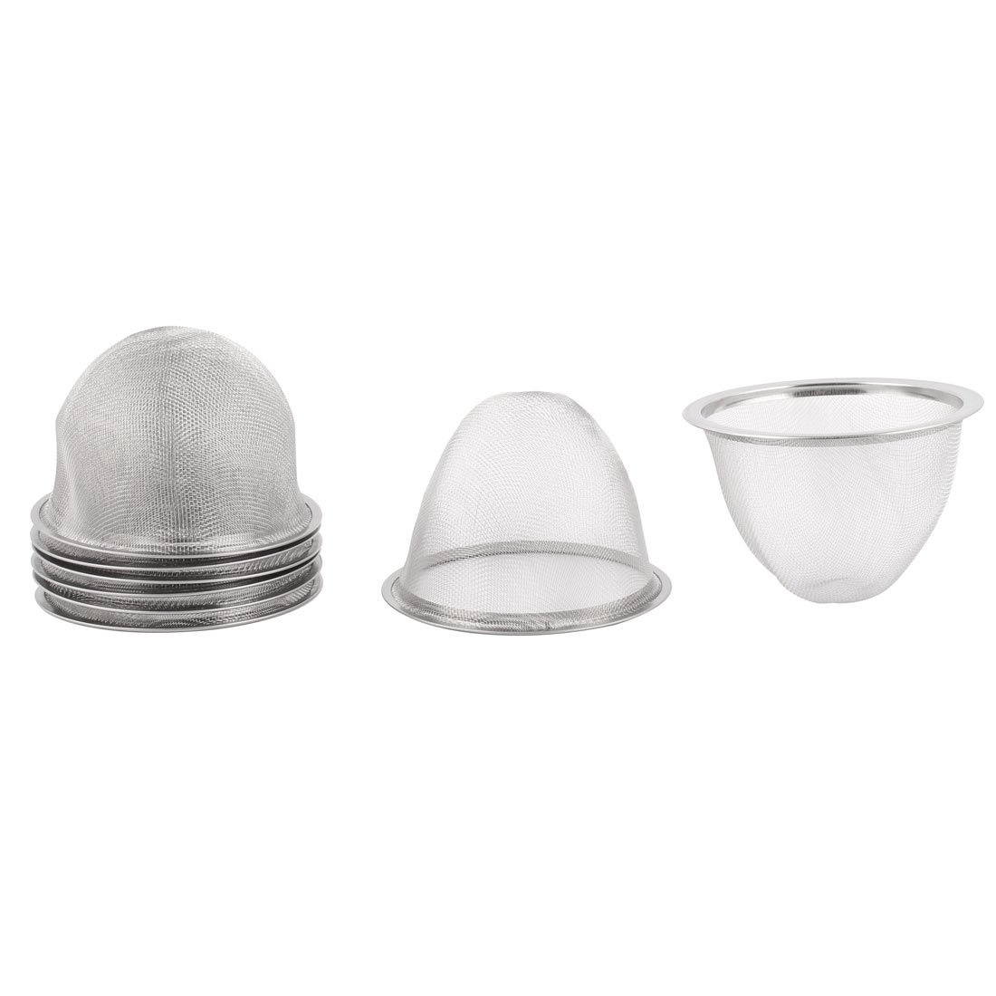 Amazon.com: uxcell Stainless Steel Tea Leaf Spice Round Wire Mesh ...