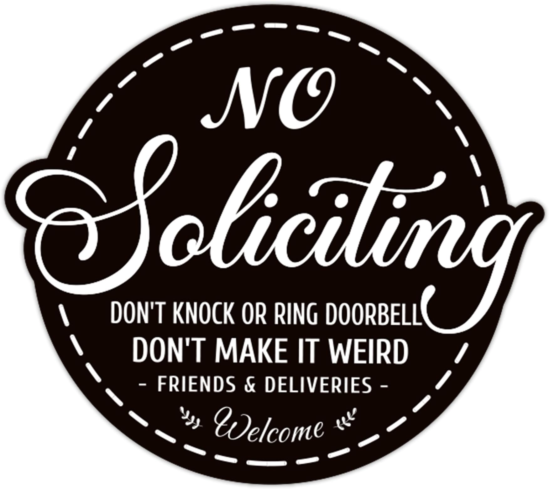 Amazon.com : Please Ring Doorbell Sign, Fade-Resistant Self Adhesive ...