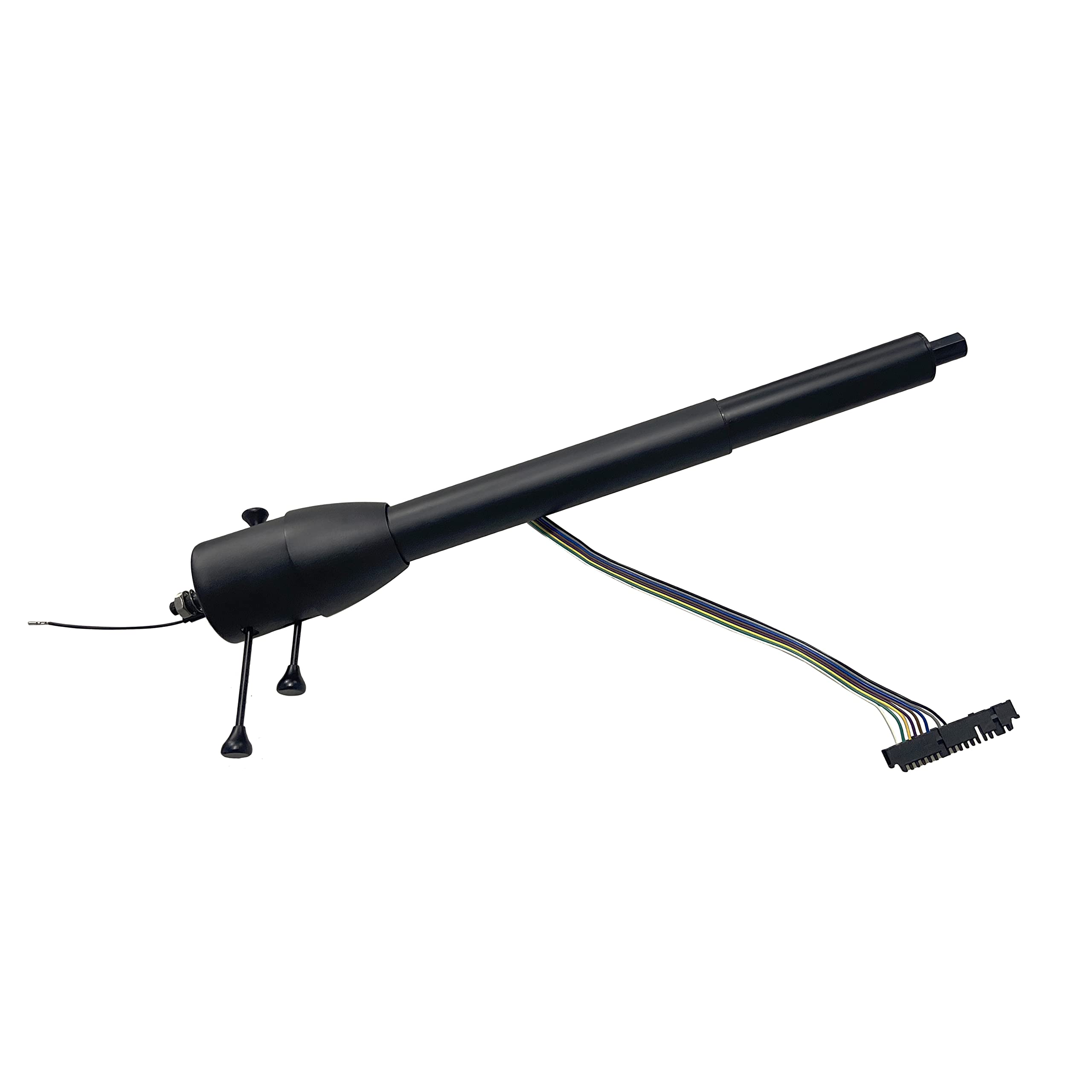 GM Black Stainless Steel 32'' Collapsible Tilt MT Manual Style Steering ...