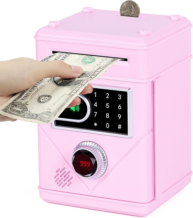 Amazon.com: Piggy Bank for Kids,Refasy Girls Toys Touchscreen Kids ...