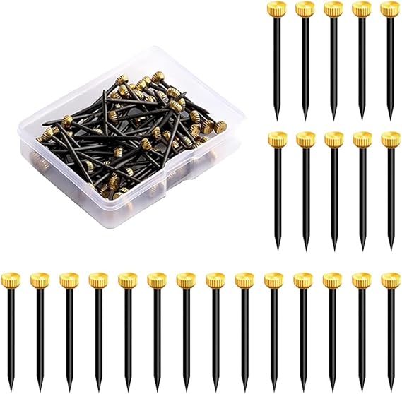 Amazon.com: 50 Pcs Picture Hanging Nails Picture Frame Hangers Nails ...