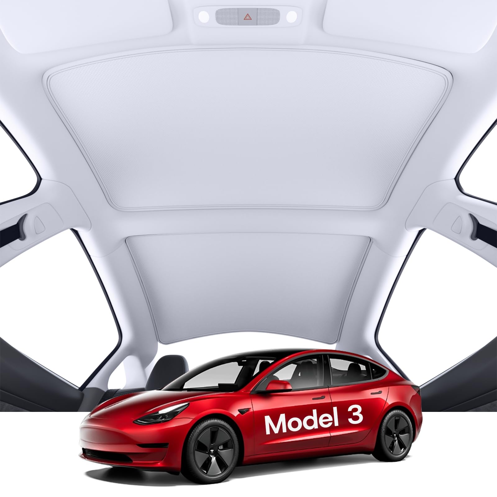 Sunroof Cover For Rain 2024 Upgrade Tesla Model 3 Roof Sunshade Tesla ...