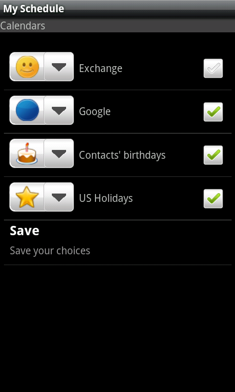 My Schedule - App on Amazon Appstore