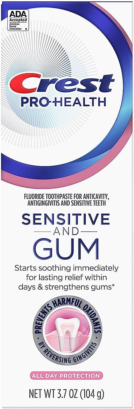 Amazon.com : Crest Premium Plus Sensitive Toothpaste with Active Foam ...