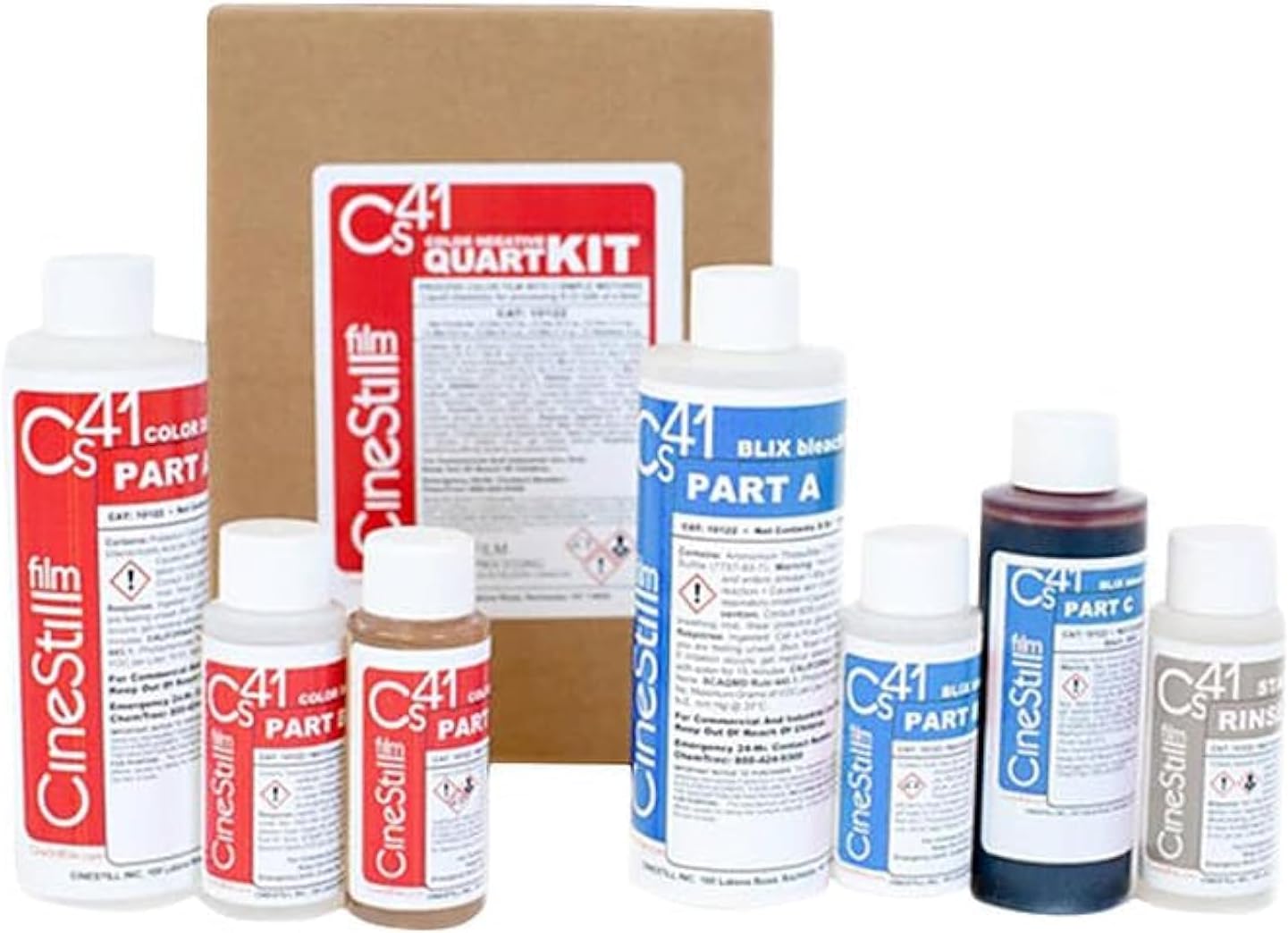 C-41 Color Negative Film Liquid Developing Kit by CineStill (Makes 32 ...