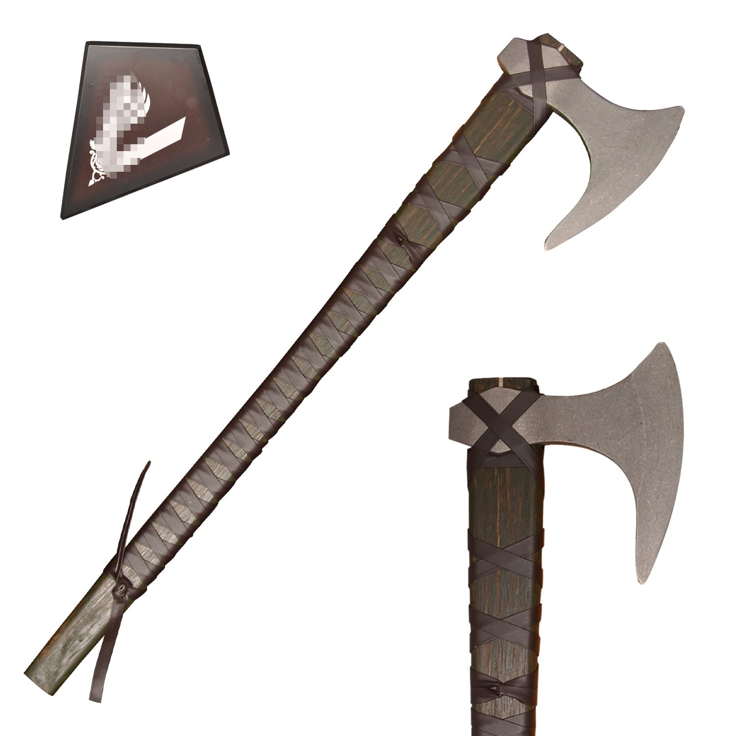 Buy 25" Hand-Forged Viking Battle Axe,Stainless Steel Ragnar Lothbrok ...