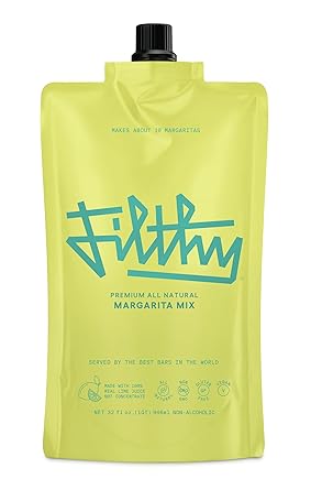 Amazon.com : Filthy Margarita Mix, Premium Cocktail Mixer, All-Natural ...