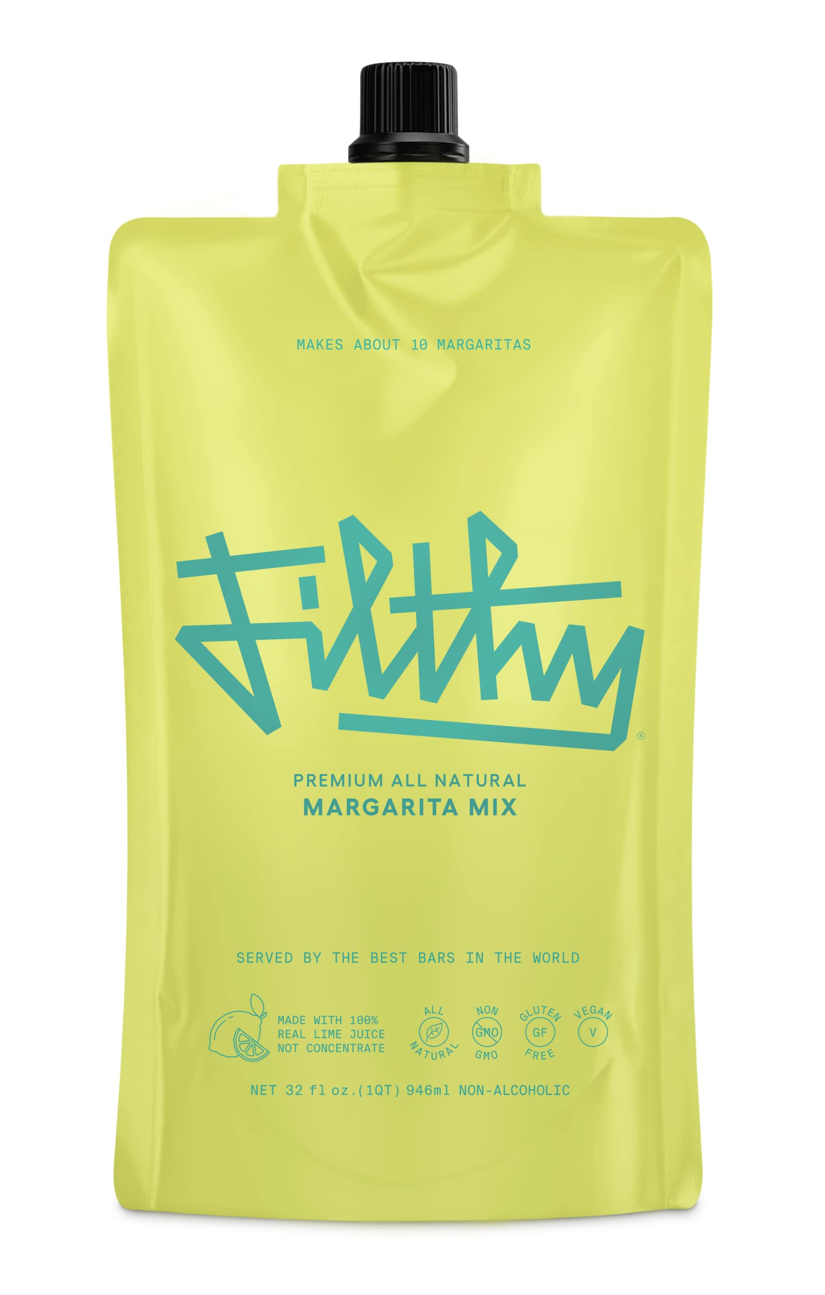 Amazon.com : Filthy Margarita Mix, All Natural, 32 Oz Pouch : Grocery ...