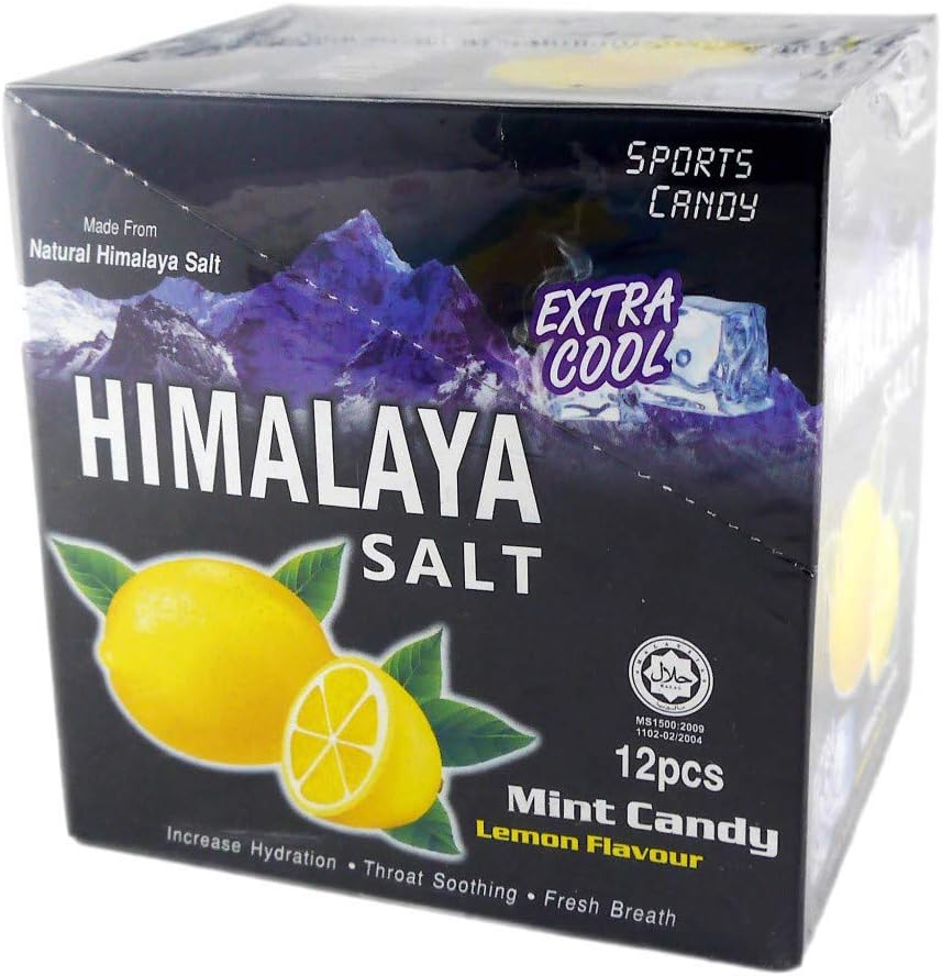 Amazon.com : Big Foot Himalaya Salt Candy (Pack of 12) (Original Lemon ...