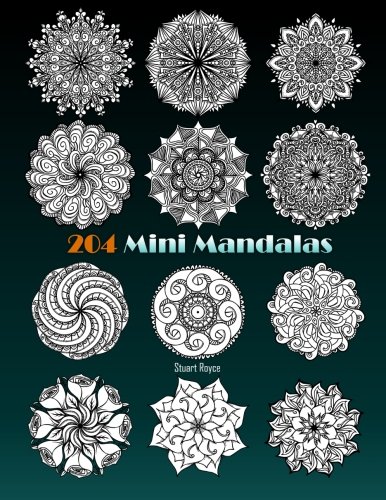 Amazon.com: 204 Mini Mandalas: 9781533101853: Royce, Stuart, Royce ...