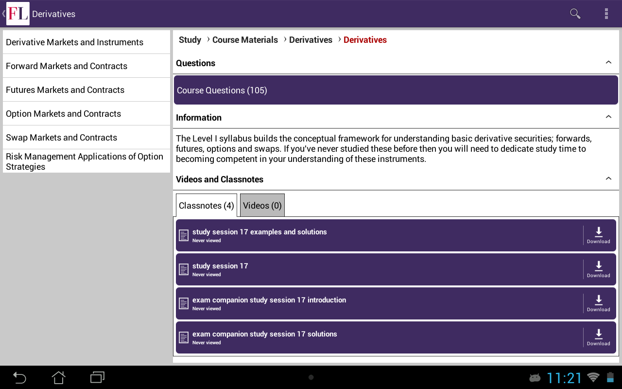 Fitch Learning Mobile - App on Amazon Appstore