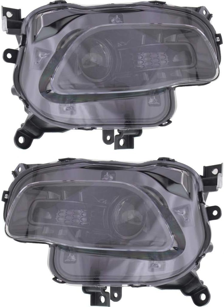 Amazon.com: For Jeep Cherokee Headlight Assembly 2014 15 16 2017 Pair ...
