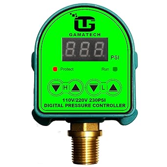 Amazon.com: GamaTech 110V/220V 10A/5A Pressure Switch for Water Pump ...