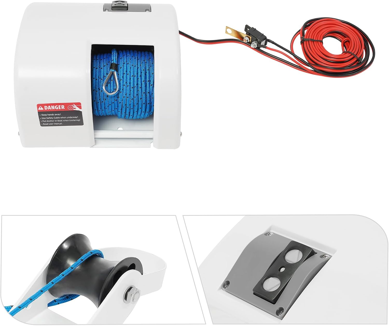 Electric Anchor Winch, 45LBS 12V Boat Anchor Winch, Bahrain | Ubuy