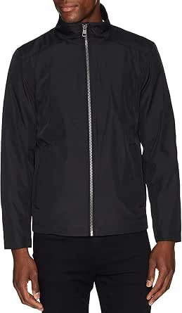 Amazon.com: Calvin Klein Men's Poly Bonded Open Bottom Jacket, Black ...