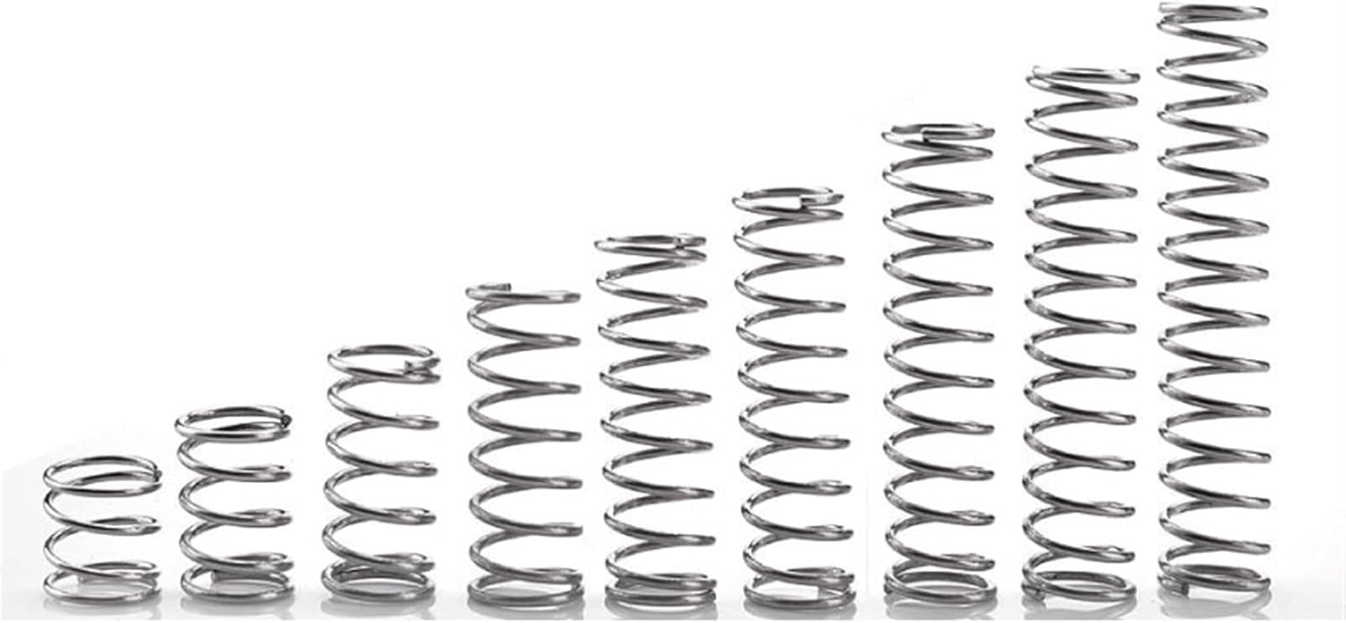 Amazon.com: VelomY Sxyong-Spring 2-5pcs 0.3-1.0mm 304 Stainless Steel ...