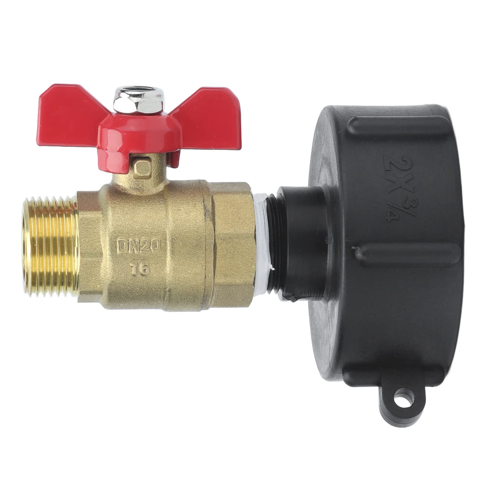 Buy IBC Tank Tap Adapter S60X6, Brass IBC Tote Tank Coarse Thread ...